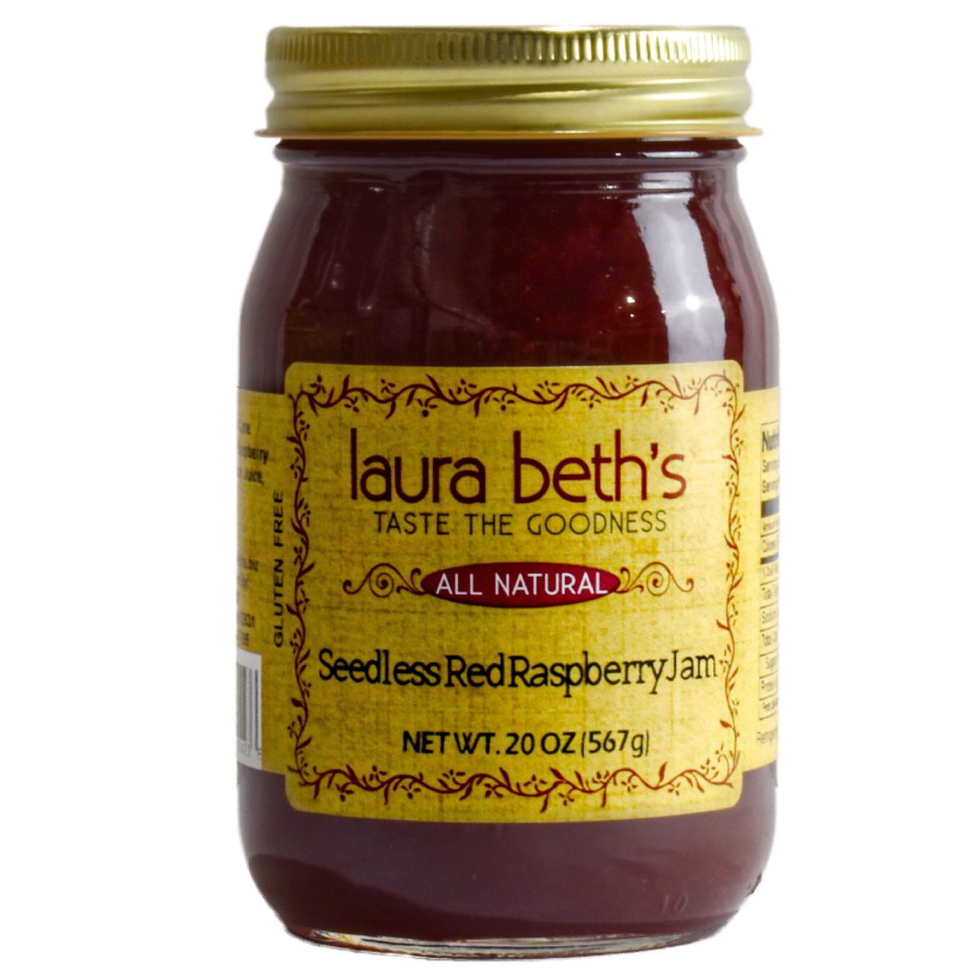Red Raspberry Seedless Jam - Iowa Smokehouse