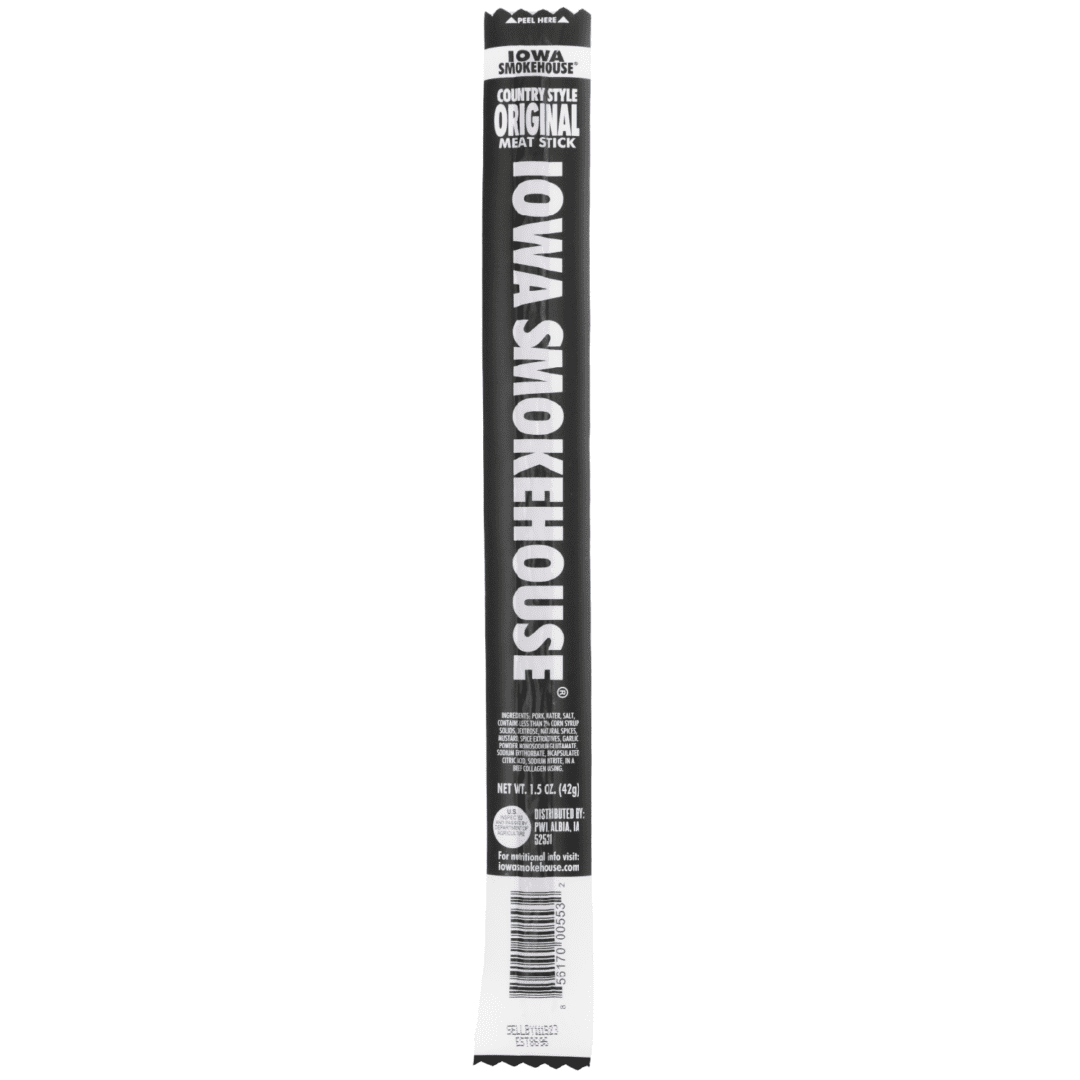 1.5 oz Country Style Meat Sticks Original - Iowa Smokehouse