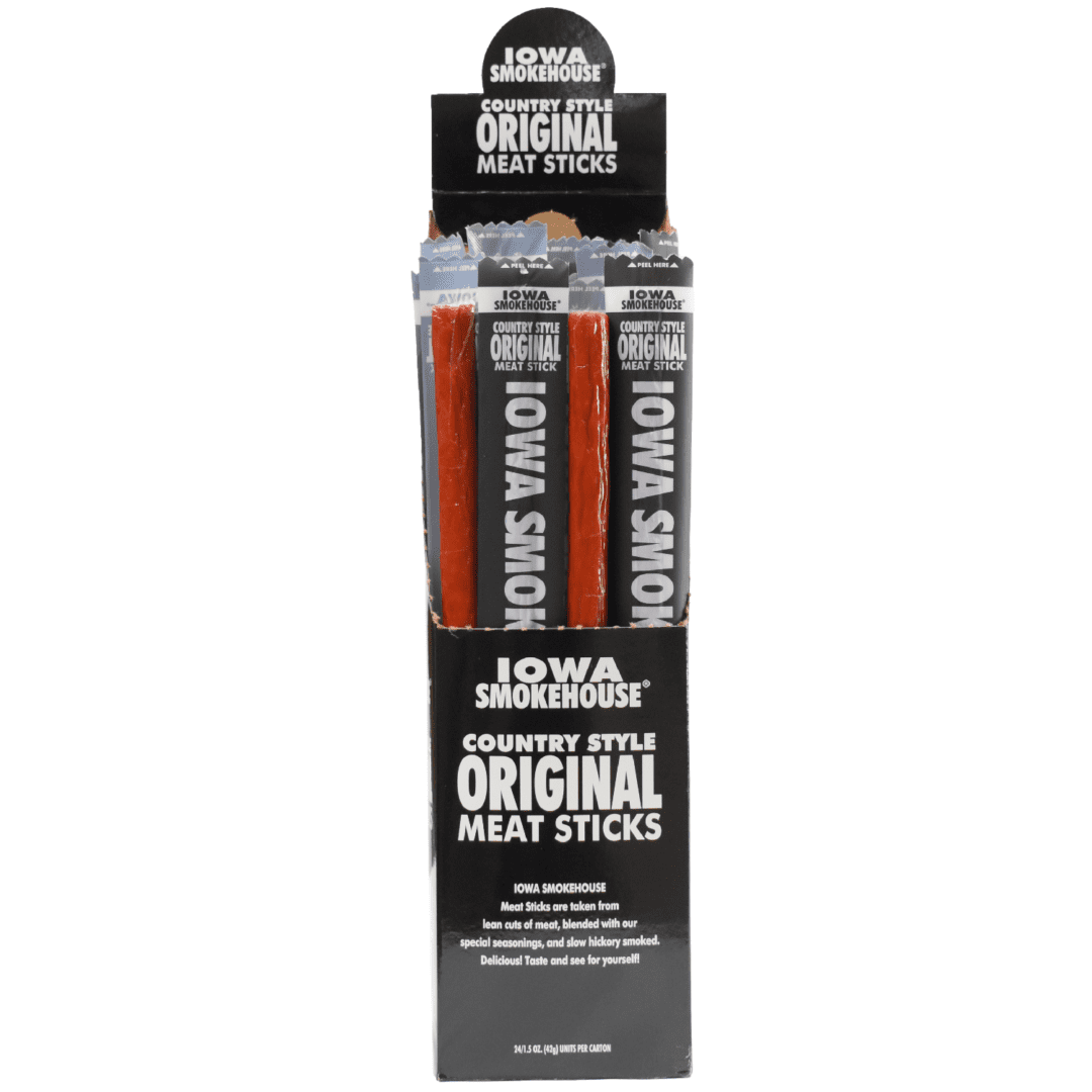 1.5 oz Country Style Meat Sticks Original - Iowa Smokehouse